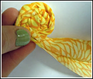 Mama's Sew Sweet Baby: Rolled Fabric Flowers Tutorial~ Guest Post